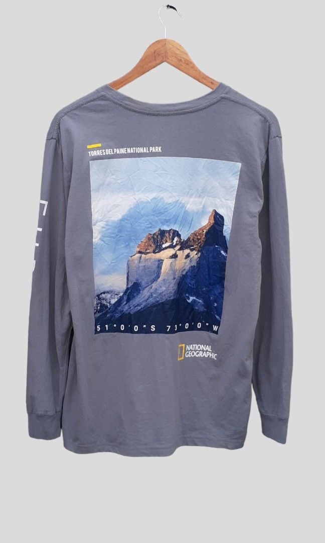 National Geographic Longsleeve, Men's Fashion, Tops & Sets, Tshirts ...