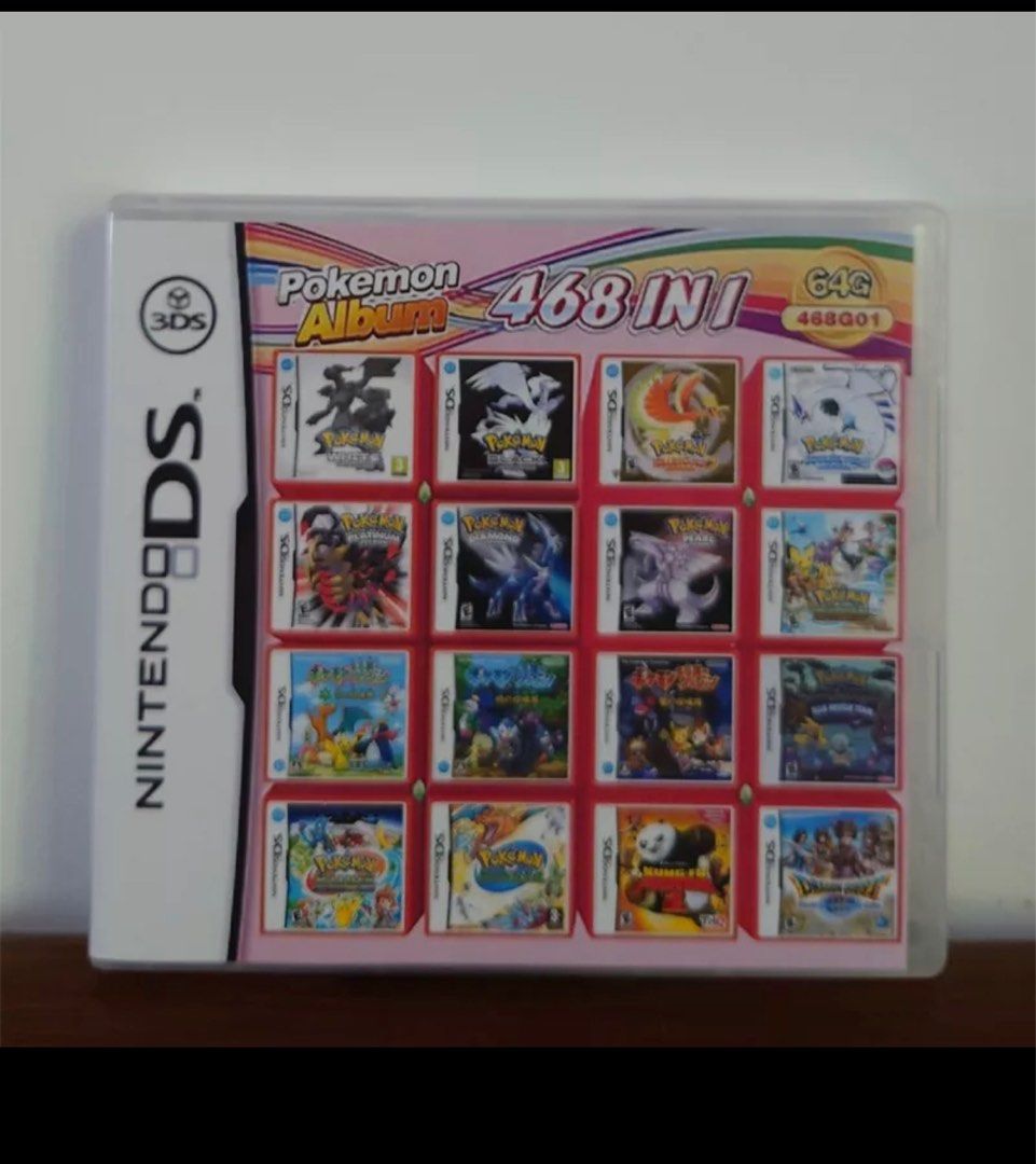 NDS Game Cartridge NDS Game Card Mario Game Pokémon Game for Nds/3ds English Version, Video ...