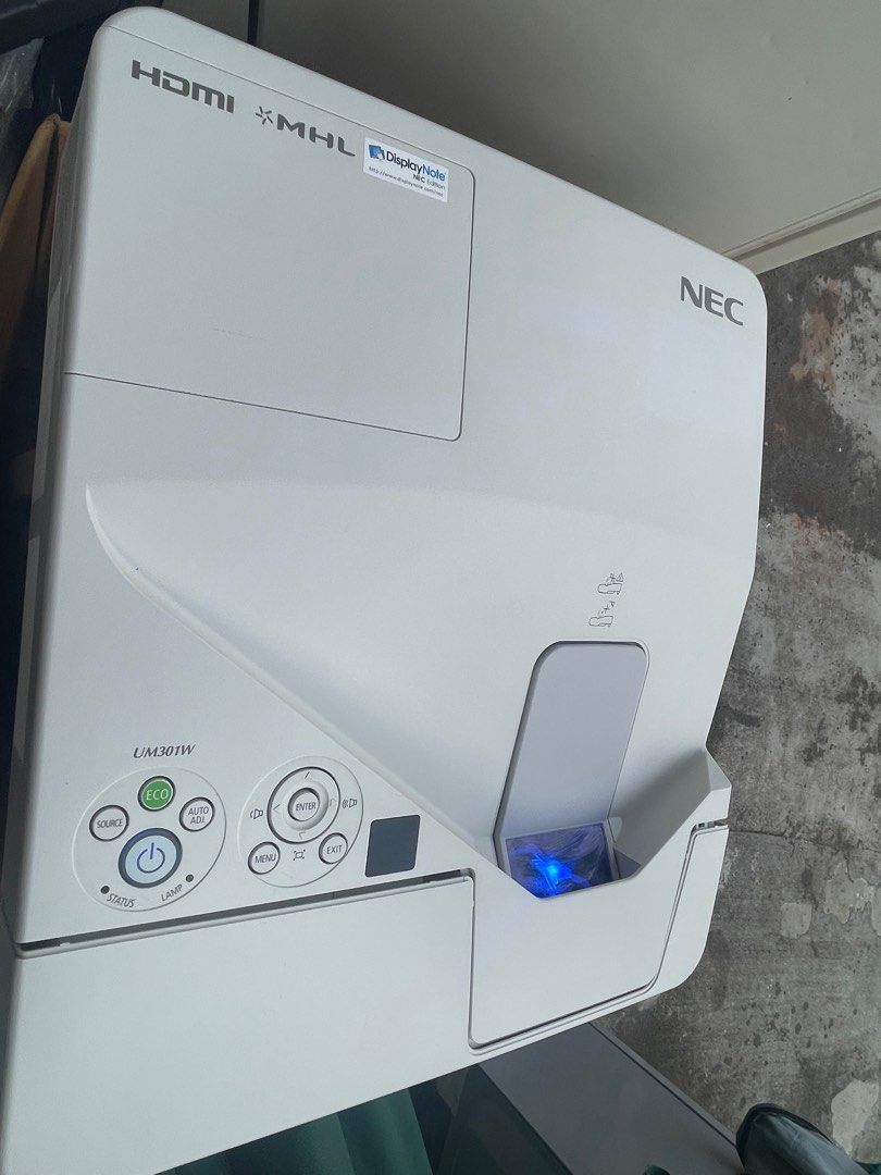NEC UM301W SHORT THROW PROJECTOR, TV & Home Appliances, TV ...