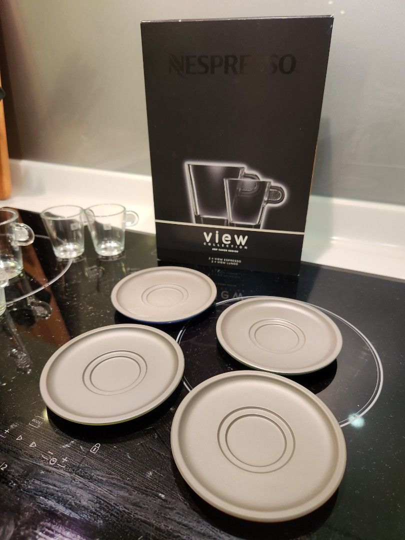 Nespresso View Espresso & Lungo cup & plate set, Furniture & Home ...