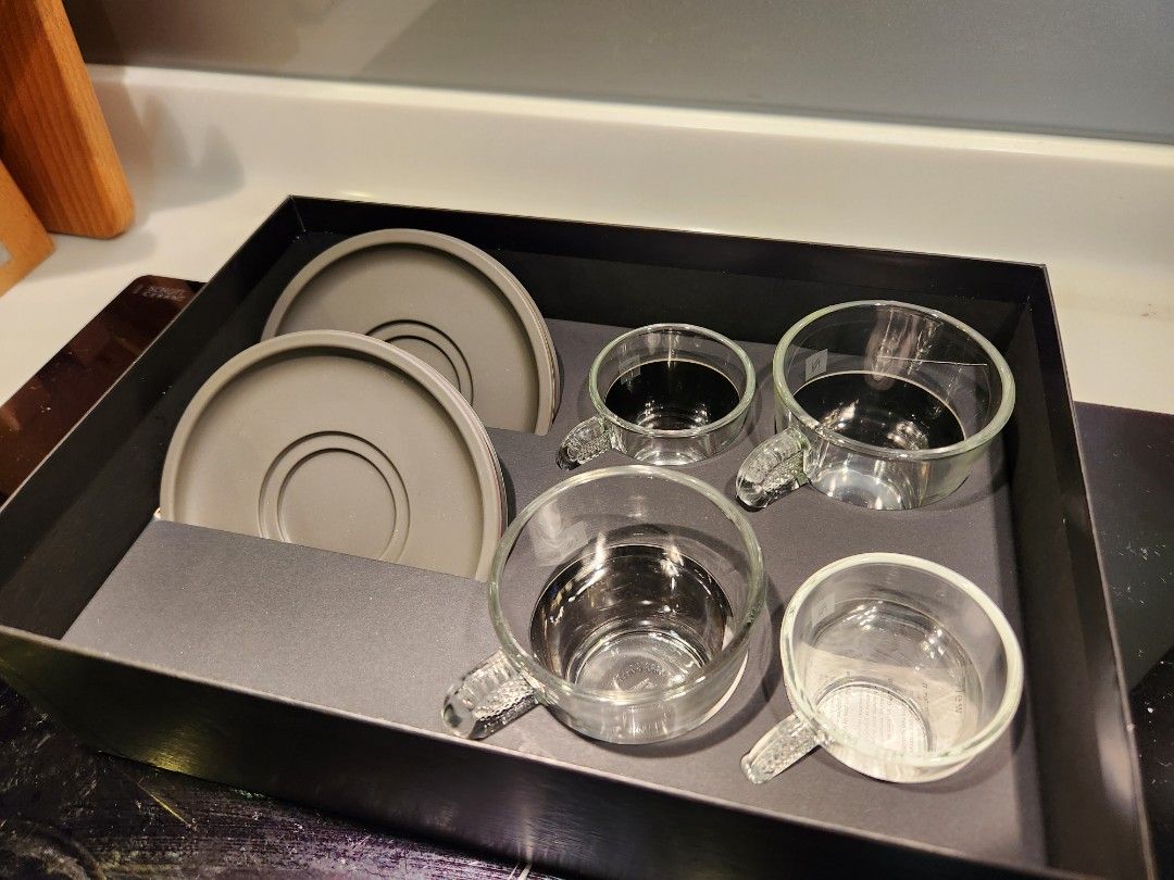 Nespresso View Espresso & Lungo cup & plate set, Furniture & Home ...
