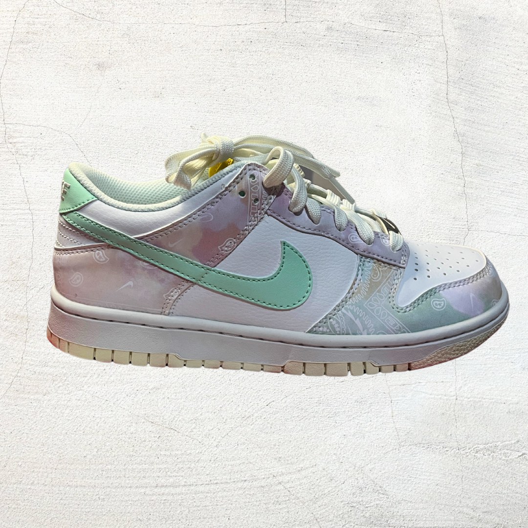 Nike Dunk Low (GS) Pastel Paisley on Carousell