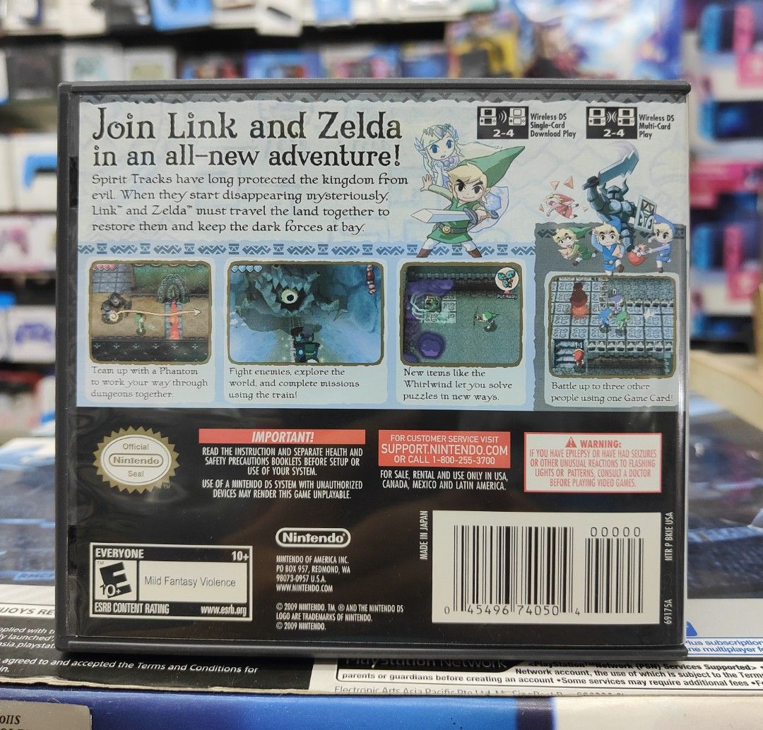 Nintendo DS The Legend of Zelda Spirit Tracks, Video Gaming, Video ...