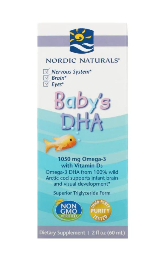 Nordic Baby DHA, Health & Nutrition, Health Supplements, Vitamins ...