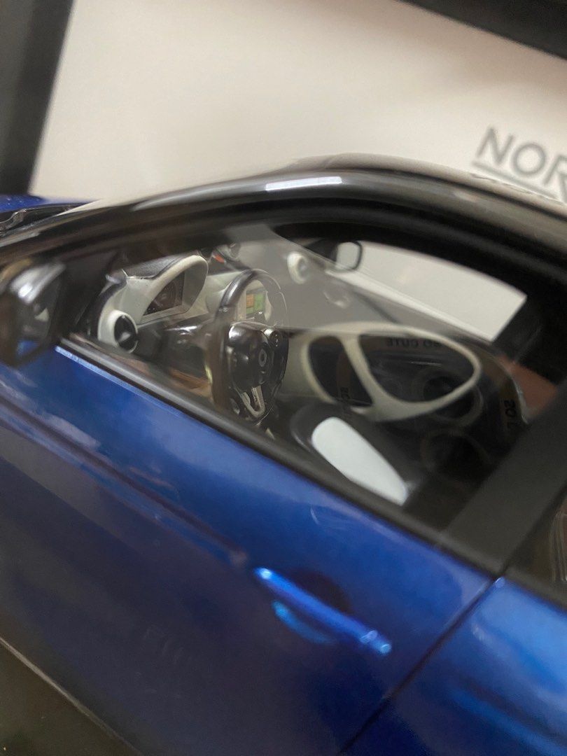 Norev Smart forFour 2015 - Blue (1:18 scale), Hobbies & Toys, Toys ...