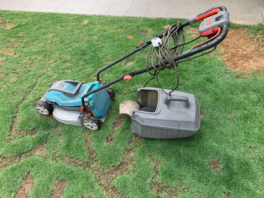 Old machine grass cutter, Furniture & Home Living, Gardening, Grass ...