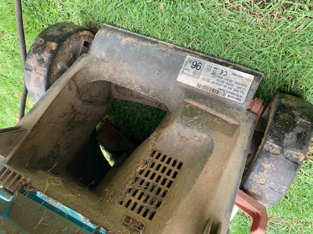 Old machine grass cutter, Furniture & Home Living, Gardening, Grass ...