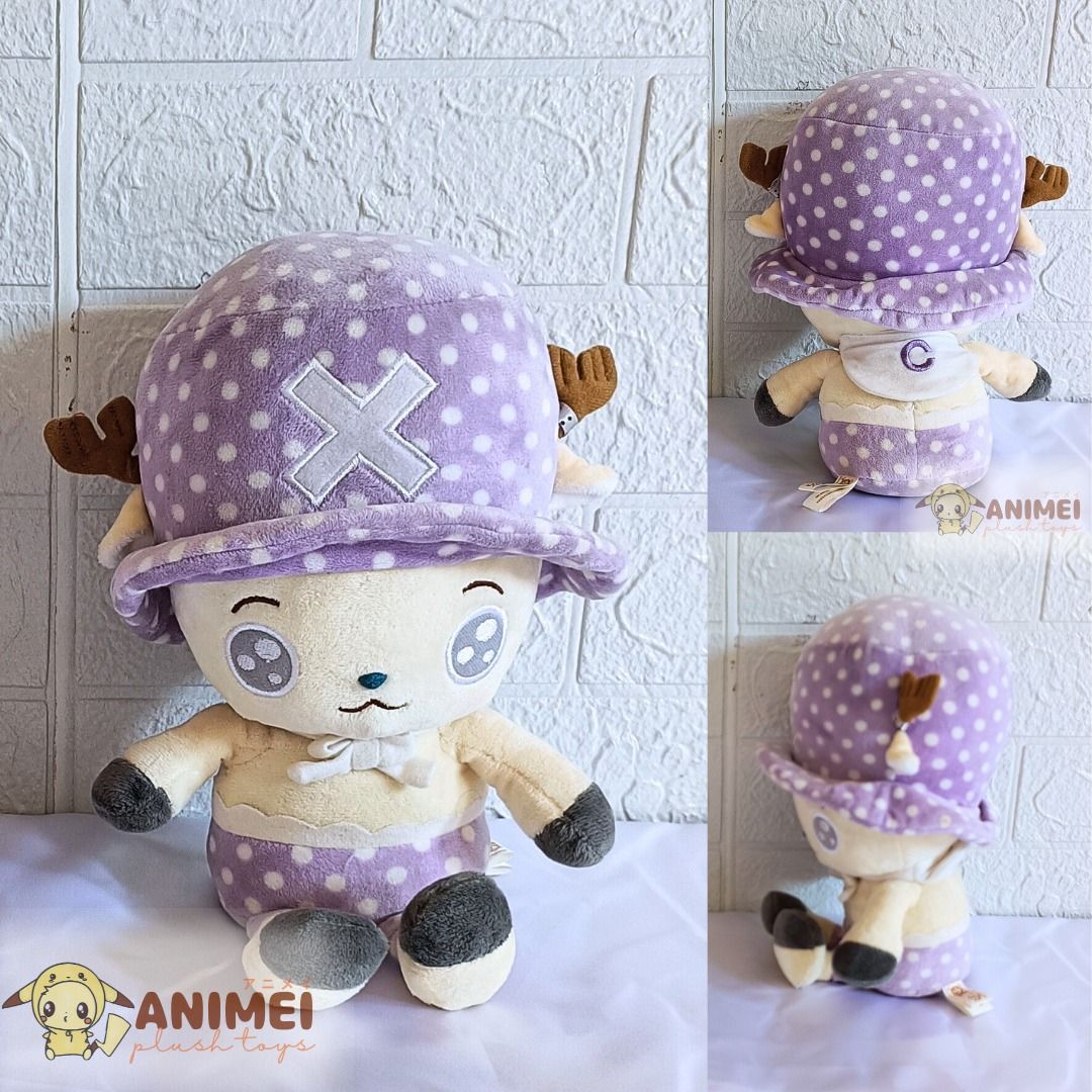 One Piece Chopper Baby Plush (Pink, Purple, Green | 22 cm), Hobbies ...