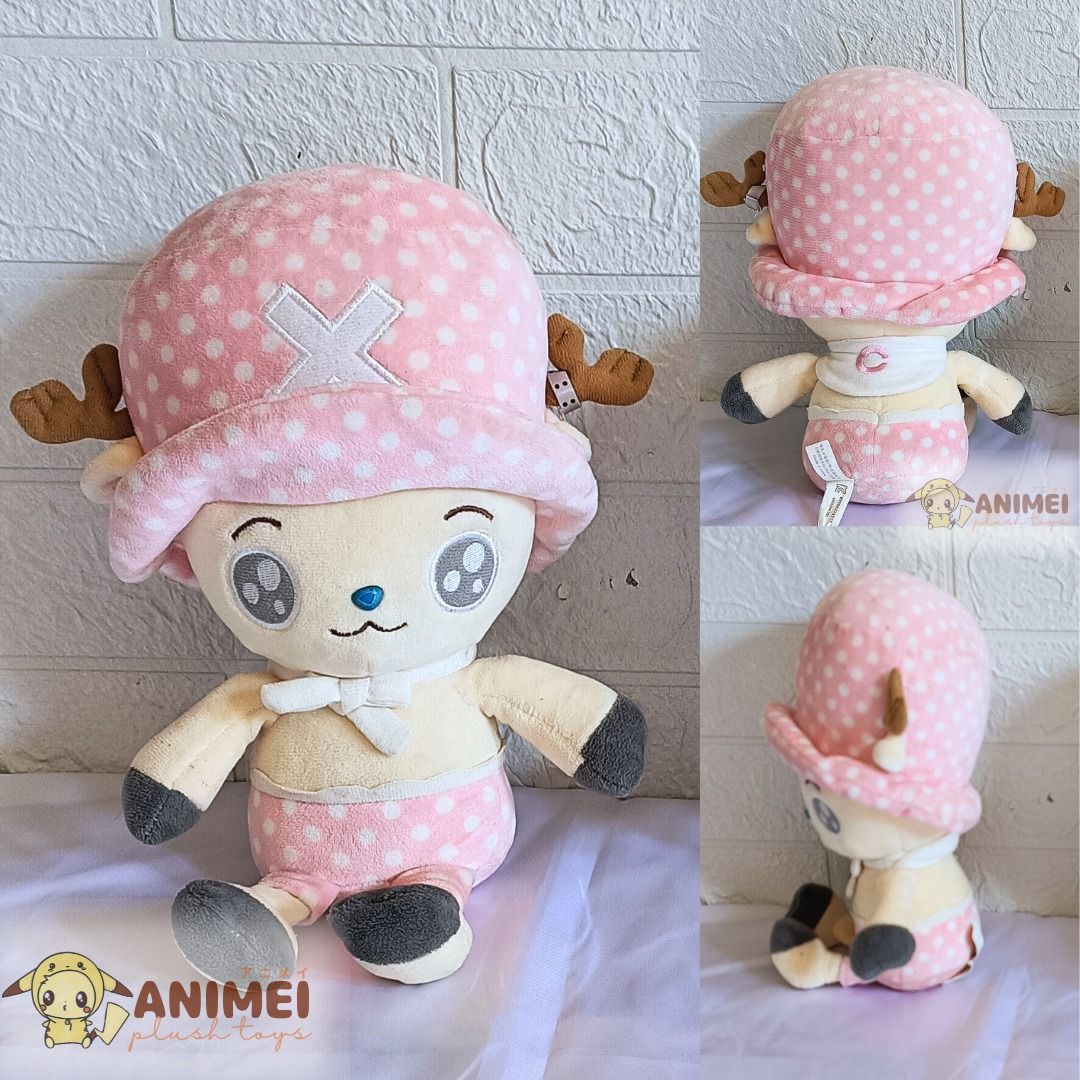 One Piece Chopper Baby Plush (Pink, Purple, Green | 22 cm), Hobbies ...