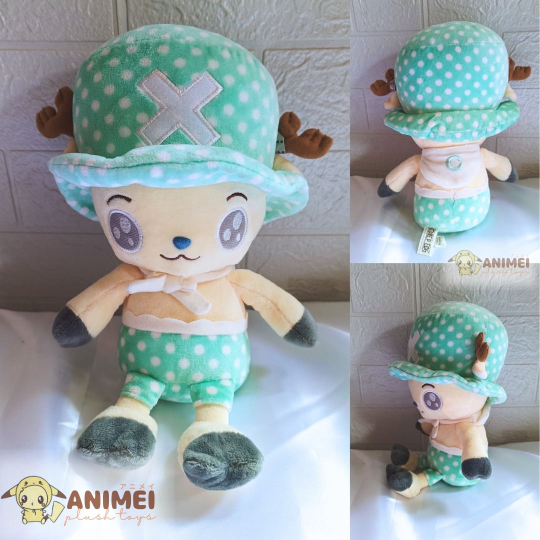 One Piece Chopper Baby Plush (Pink, Purple, Green | 22 cm), Hobbies ...