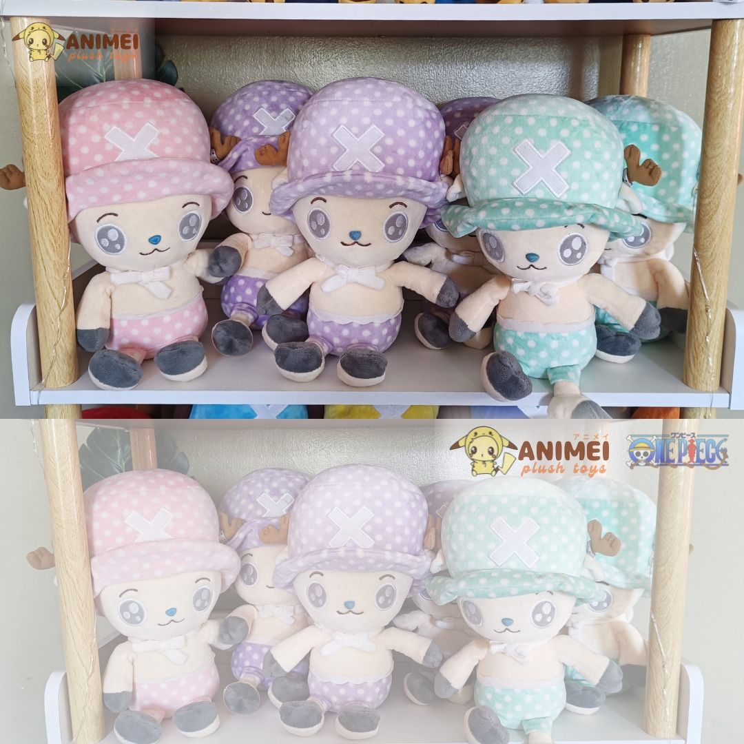 One Piece Chopper Baby Plush (Pink, Purple, Green | 22 cm), Hobbies ...