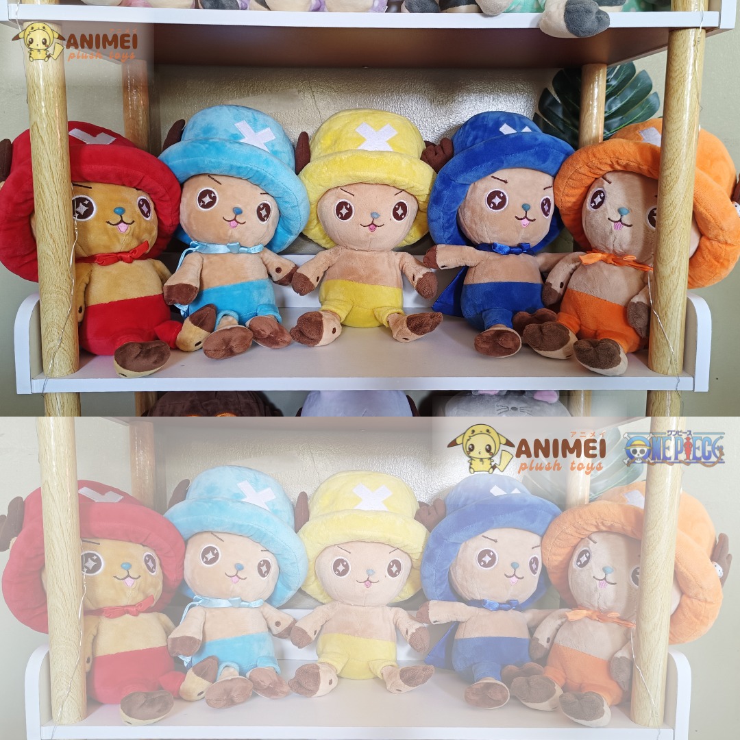One Piece Chopperman Plush (Red, Light Blue, Yellow, Blue, Orange | 22 ...