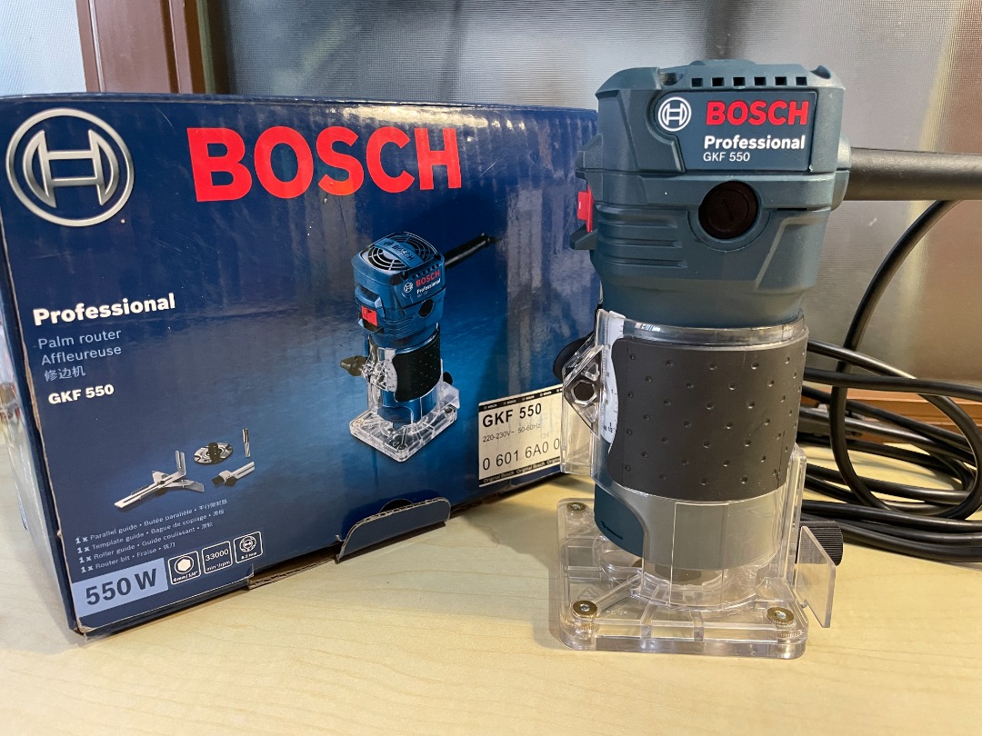 Original Bosch GKF 550 Router Trimmer w/Box and Manual, Commercial ...