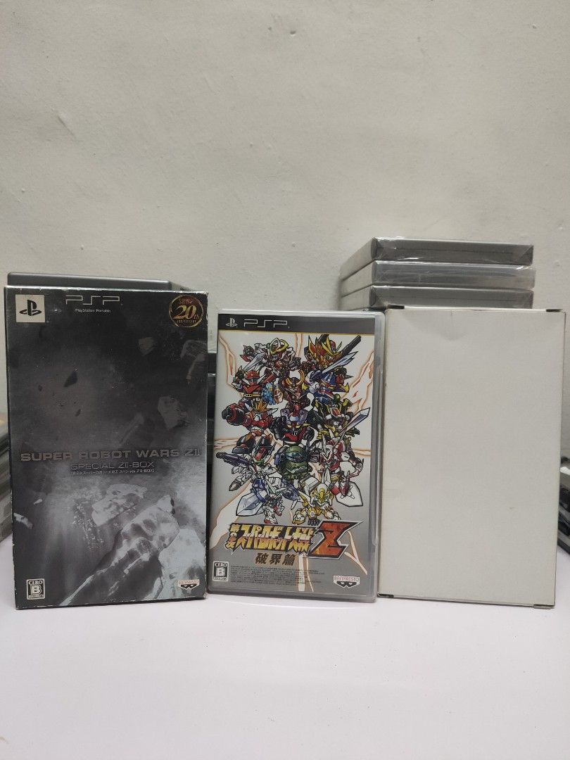 Original Playstation PSP UMD Super Robot War Z JAP, Video Gaming, Video ...