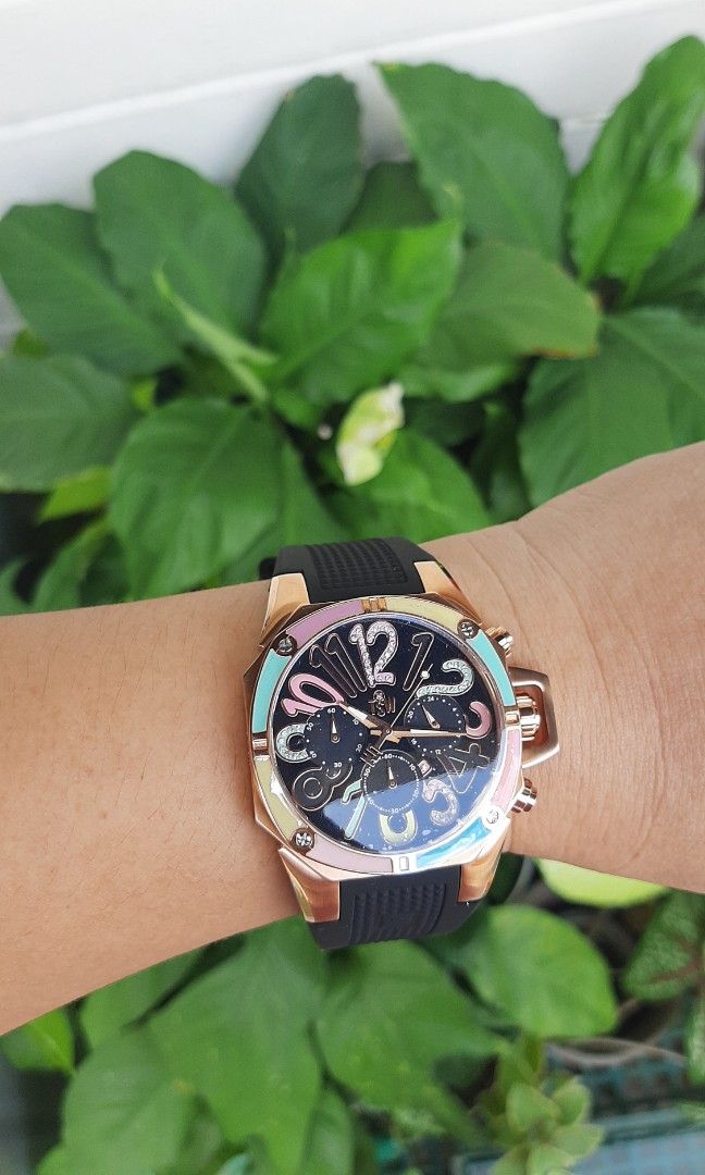 ORIGINAL TSW TECHNOSPORT WATCH FOR WOMEN WITH SWAROVSKI AND EXTRA STRAP ...