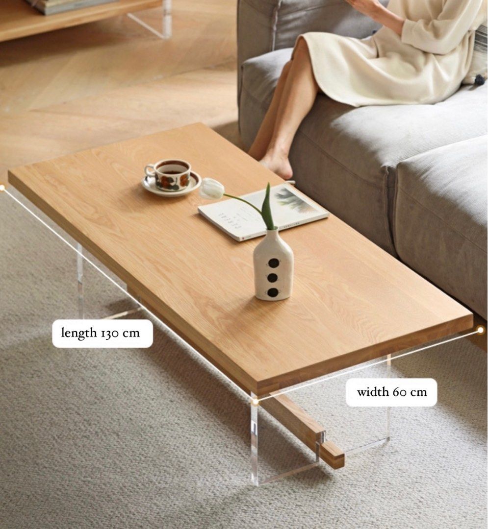 ORTEGA Scandinavian Wood Coffee Table, Furniture & Home Living, Furniture, Tables & Sets on ...