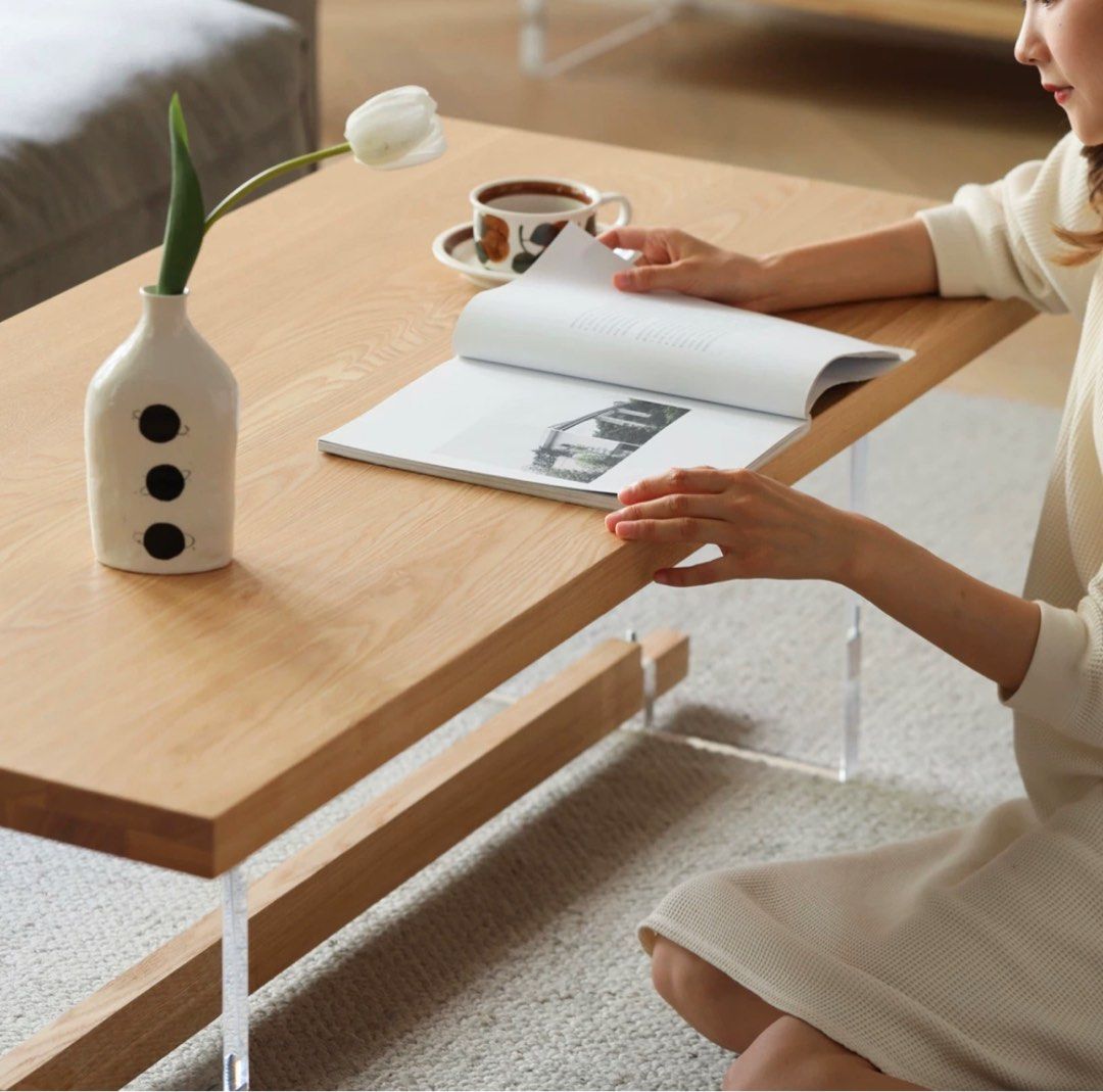 ORTEGA Scandinavian Wood Coffee Table, Furniture & Home Living, Furniture, Tables & Sets on ...