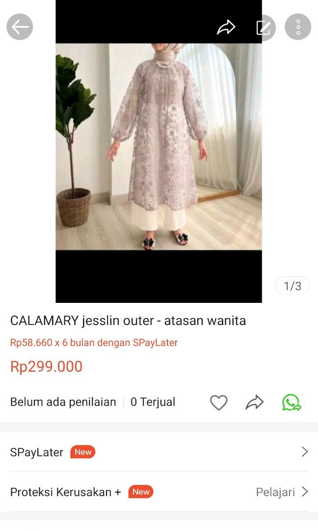 Outer jesslin by calamary, Fesyen Wanita, Pakaian Wanita, Atasan di ...