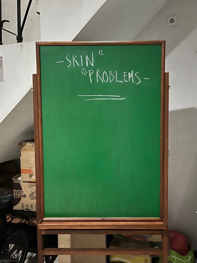 Papan Tulis Hijau Green Chalk Board, Desain & Kerajinan Tangan, Alat ...