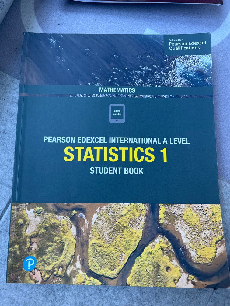 Pearson Edexcel international A-level - Statistics 1, 興趣及遊戲, 書本 & 文具 ...