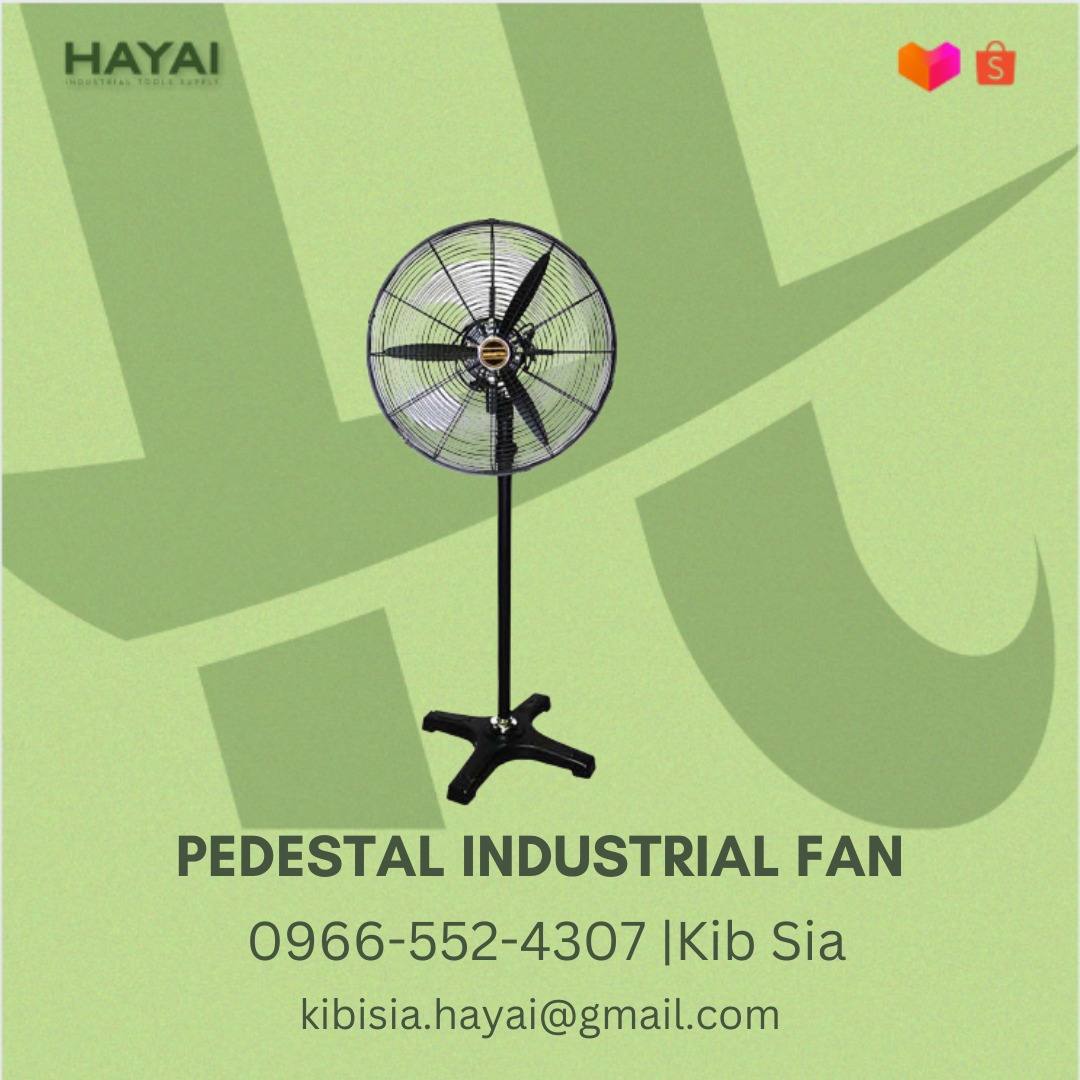 Pedestal Industrial fan, Commercial & Industrial, Industrial Equipment ...