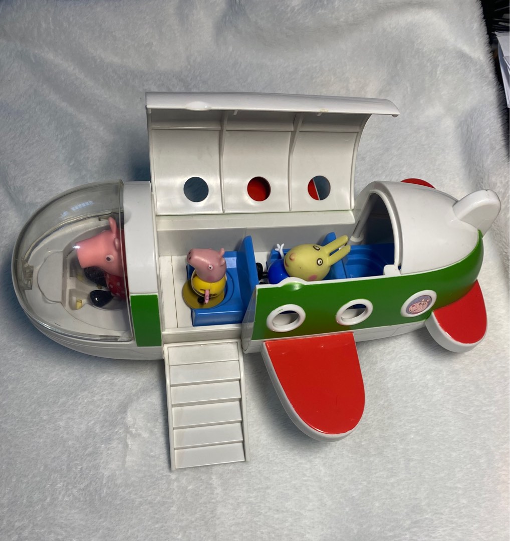 Peppa Pig Airplane with Characters on Carousell