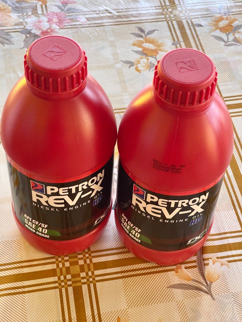 Petron Rev-x SAE 40, Car Parts & Accessories, Maintenance Fluids and Filters on Carousell