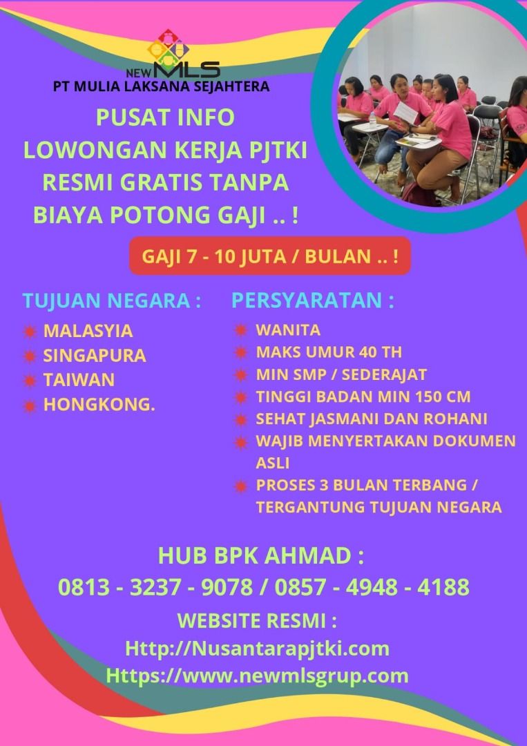 PJTKI RESMI Jawa Timur Indonesia 0813-3237-9078, Pekerjaan, Full-time ...