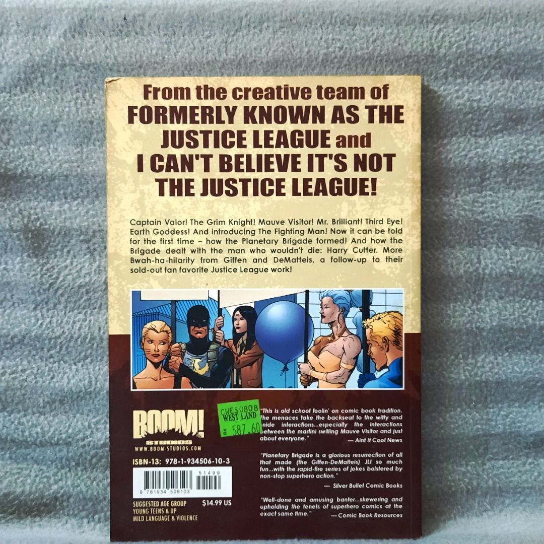 Planetary Brigade TPB #1 1st Print (Boom Studios) I-P (Keith Giffen, JM ...