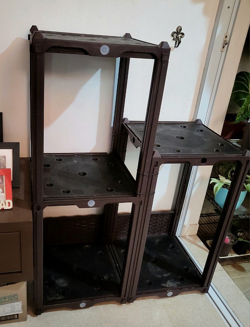 Plant Rack Modular Shelving for Foliage Houseplant Display, Furniture ...