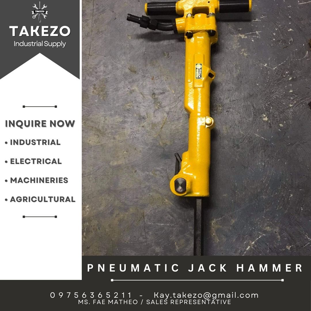 PNEUMATIC JACK HAMMER, Commercial & Industrial, Construction Tools & Equipment on Carousell
