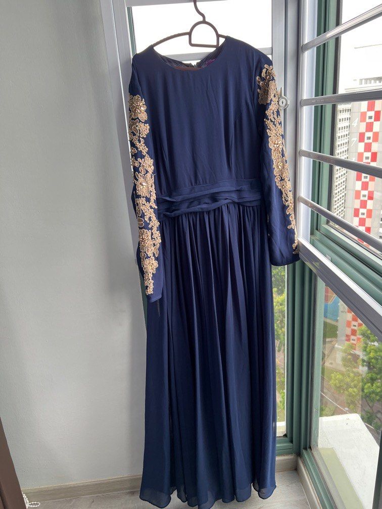 Poplook evening Dress, Women's Fashion, Dresses & Sets, Dresses on ...