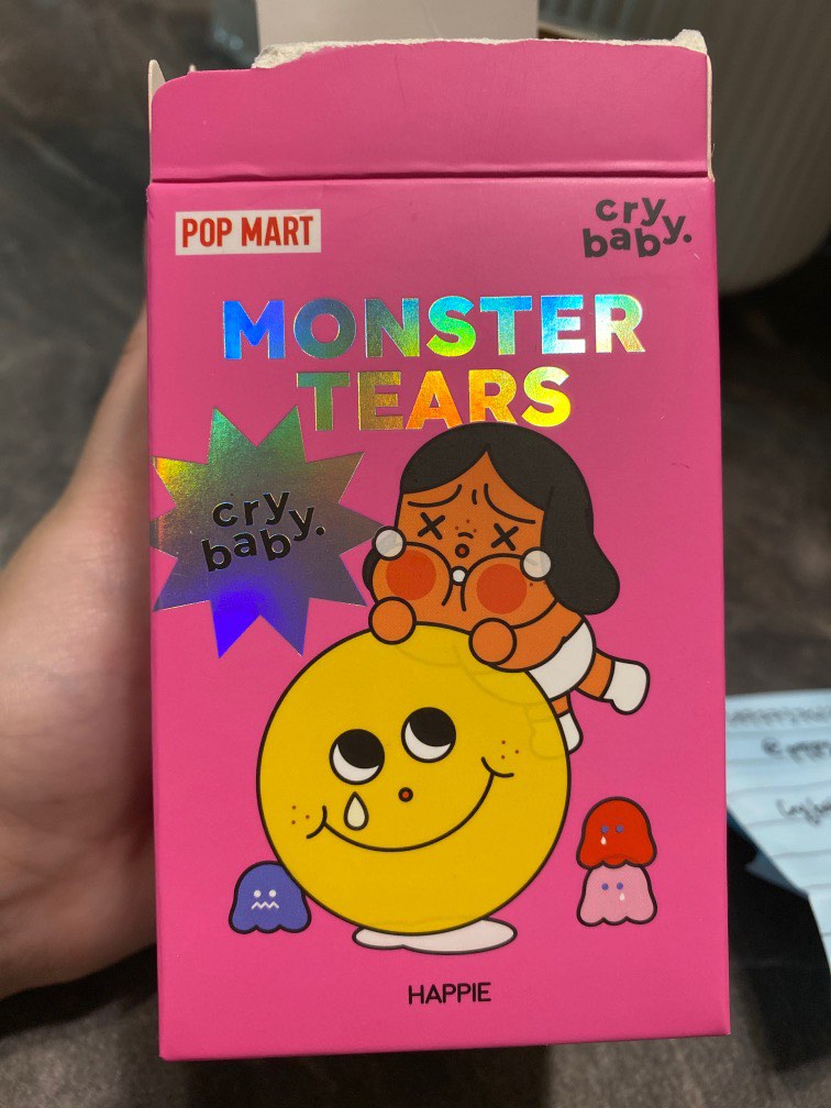 Popmart monster tears crybaby, Hobbies & Toys, Toys & Games on Carousell