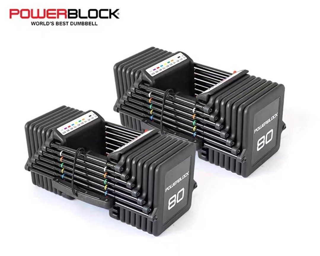 POWERBLOCK PRO 100 EXP 100LBS 80LBS 60LBS 40LBS BN READY STOCK, Sports ...