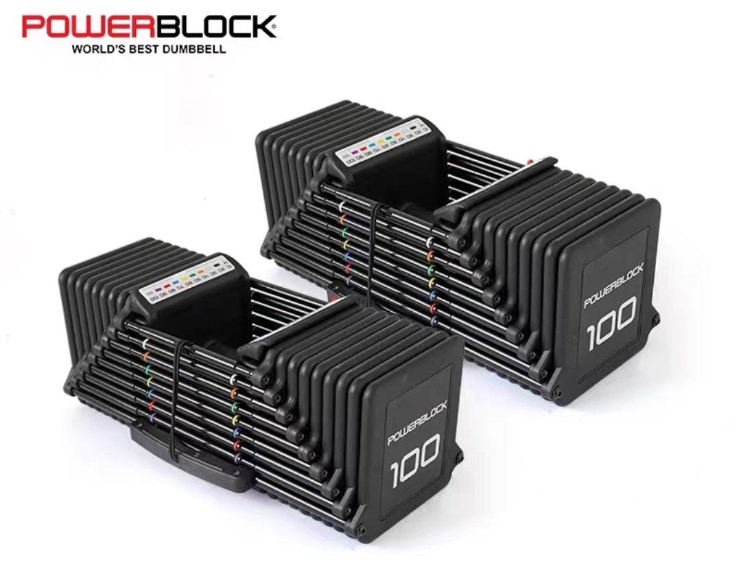 POWERBLOCK PRO 100 EXP 100LBS 80LBS 60LBS 40LBS BN READY STOCK, Sports ...