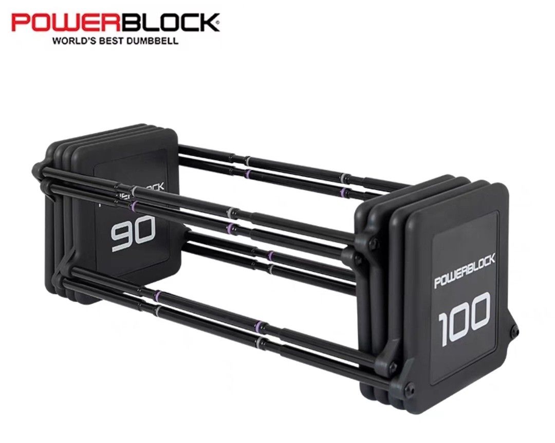 POWERBLOCK PRO 100 EXP 100LBS 80LBS 60LBS 40LBS BN READY STOCK, Sports ...