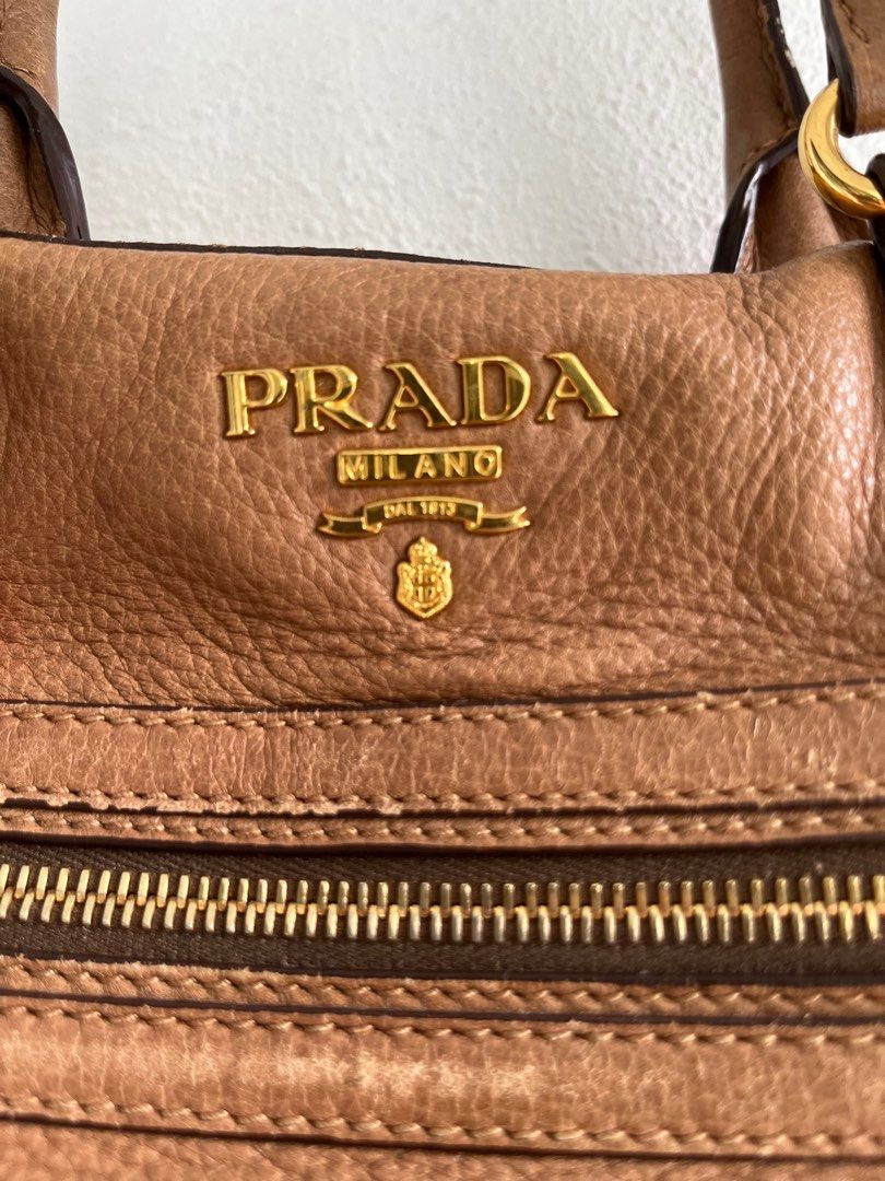 Prada Cervo Antik shoulder bag with sling, Women's Fashion, Bags ...