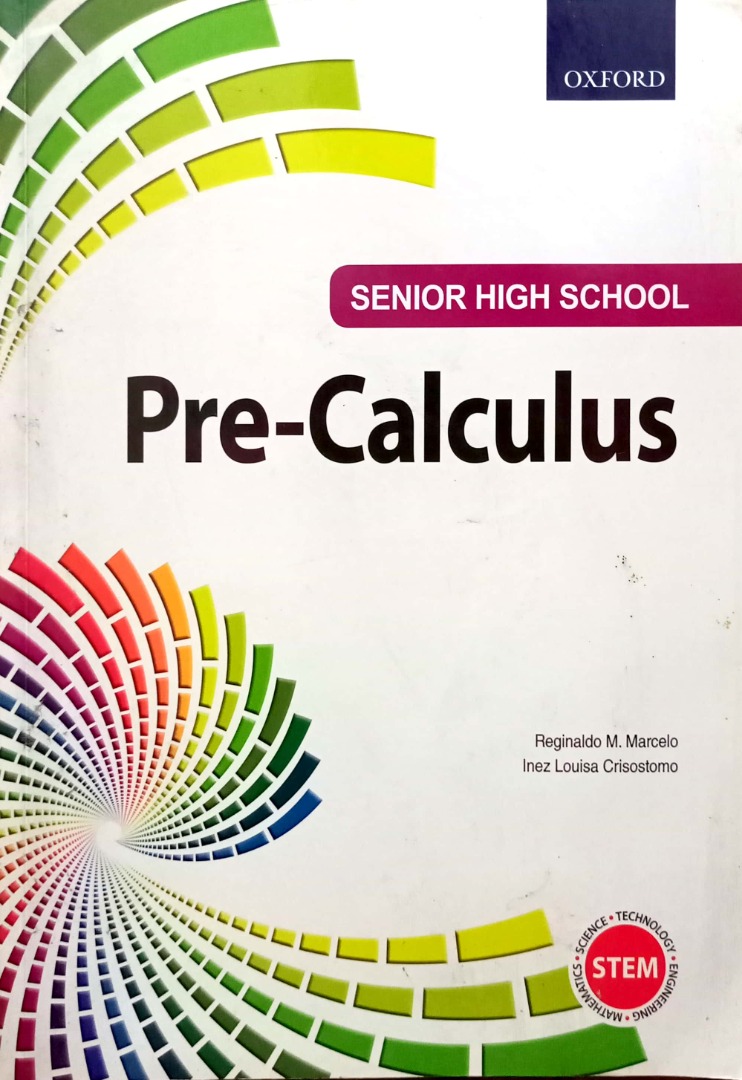 Pre-Calculus Textbook for SHS on Carousell