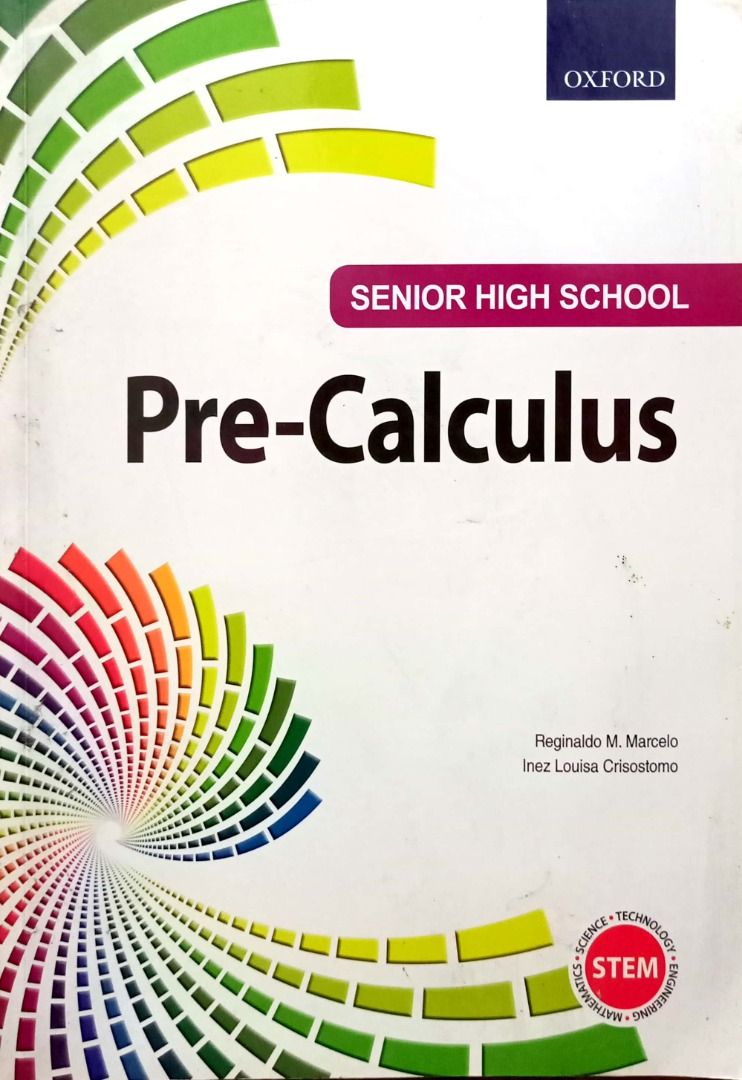 Pre-Calculus Textbook for SHS on Carousell
