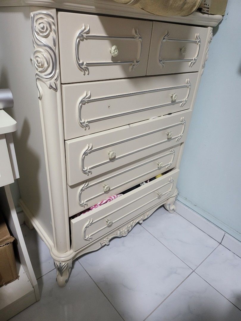 Preloved victorian style drawers, Furniture & Home Living, Furniture ...