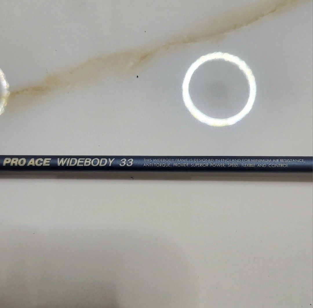 Pro Ace Widebody 33 badminton racket / racquet. Wide body, Sports ...