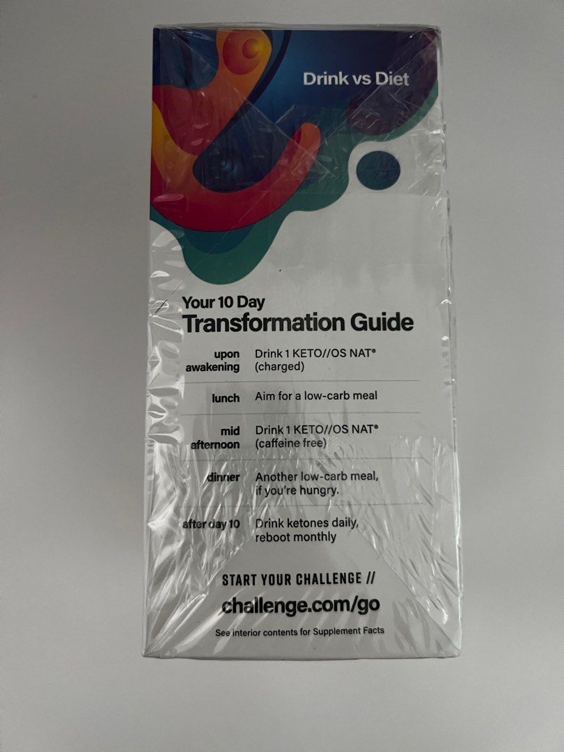 Pruvit Ketones 10 Days (20sachets) full box, Health & Nutrition, Health ...