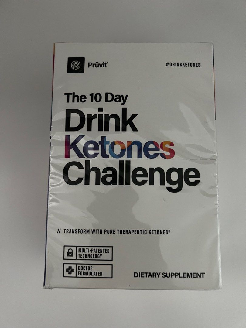 Pruvit Ketones 10 Days (20sachets) full box, Health & Nutrition, Health ...