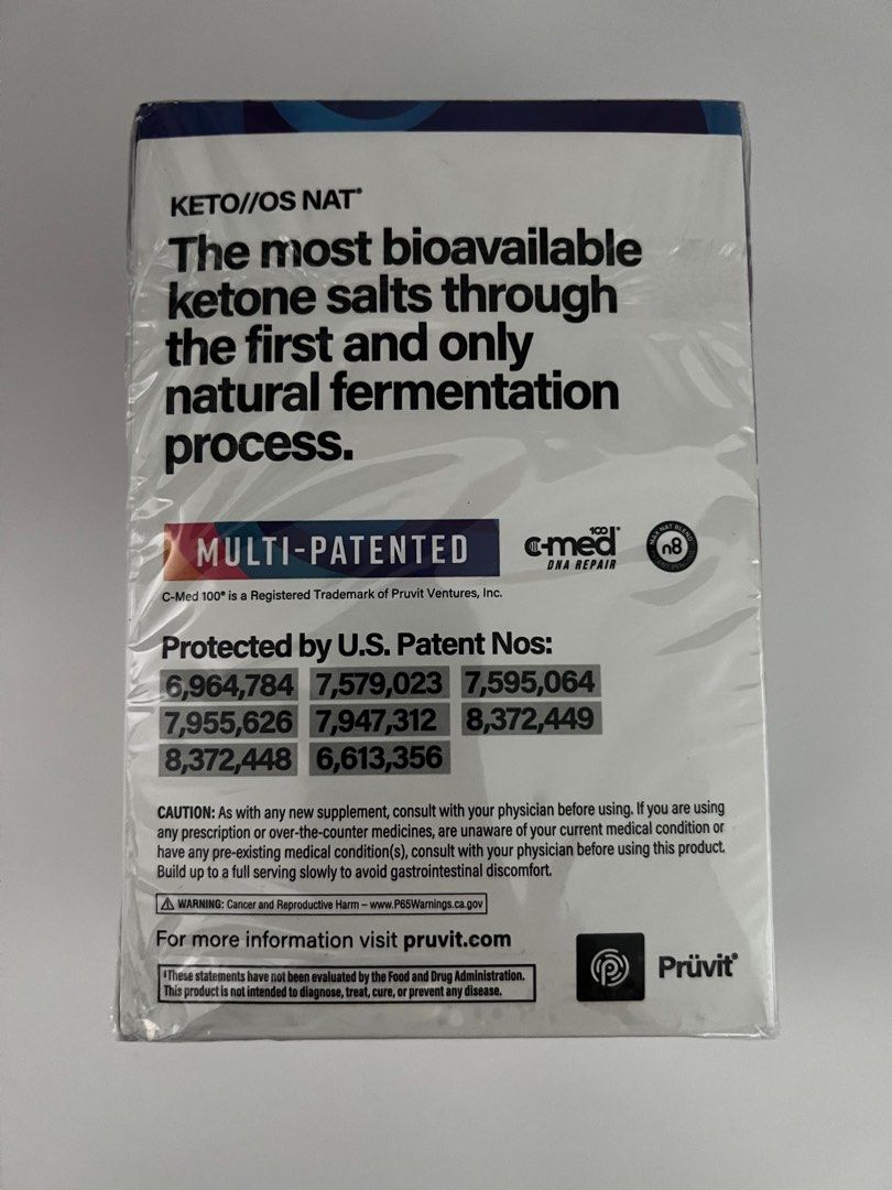 Pruvit Ketones 10 Days (20sachets) full box, Health & Nutrition, Health ...