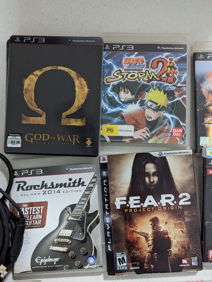 PS3 Games playstation 3 marvel vs Capcom 3 lollipop chainsaw Rocksmith ...