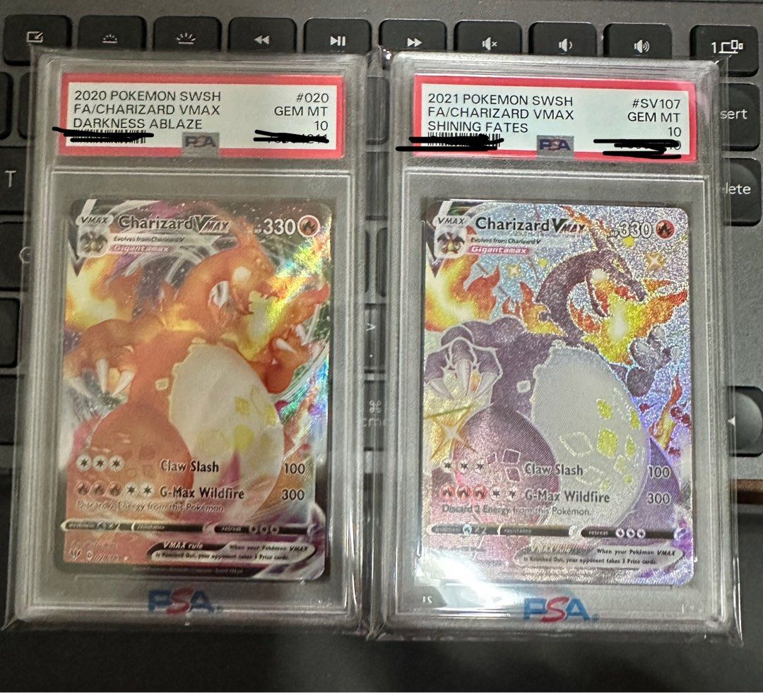 PSA 10 Charizard Vmax, Hobbies & Toys, Toys & Games on Carousell