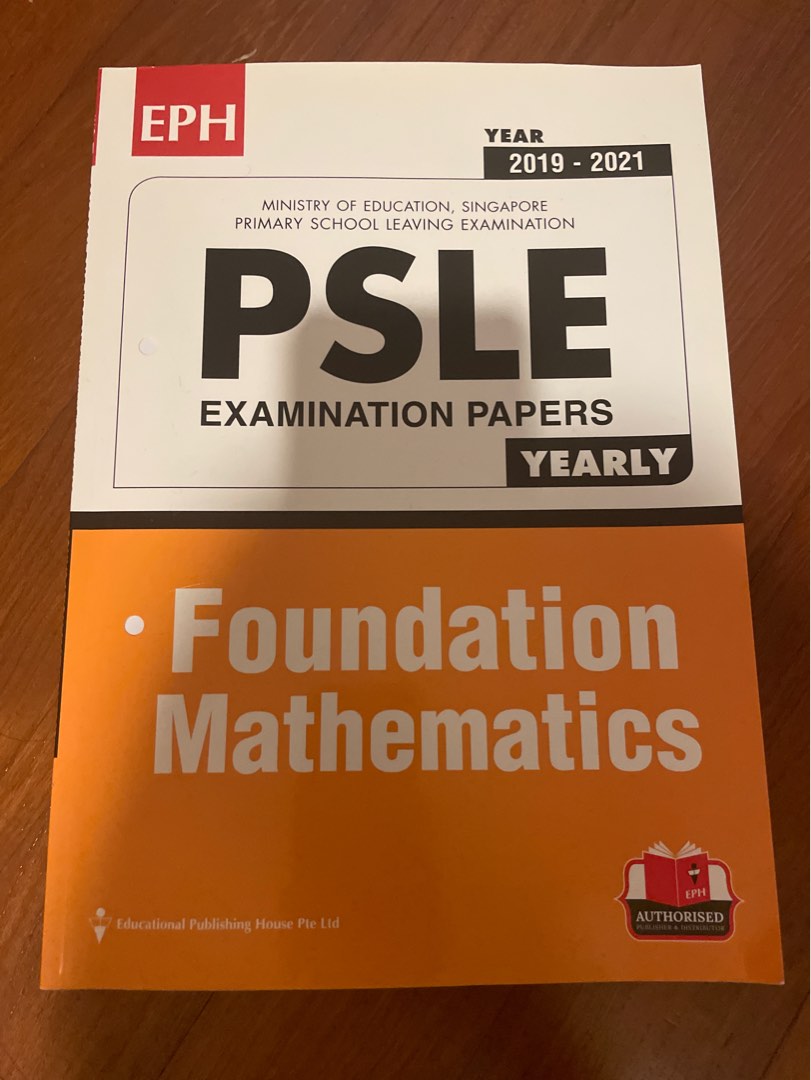 PSLE foundation Maths yearly exam paper booklet, Hobbies & Toys, Books ...