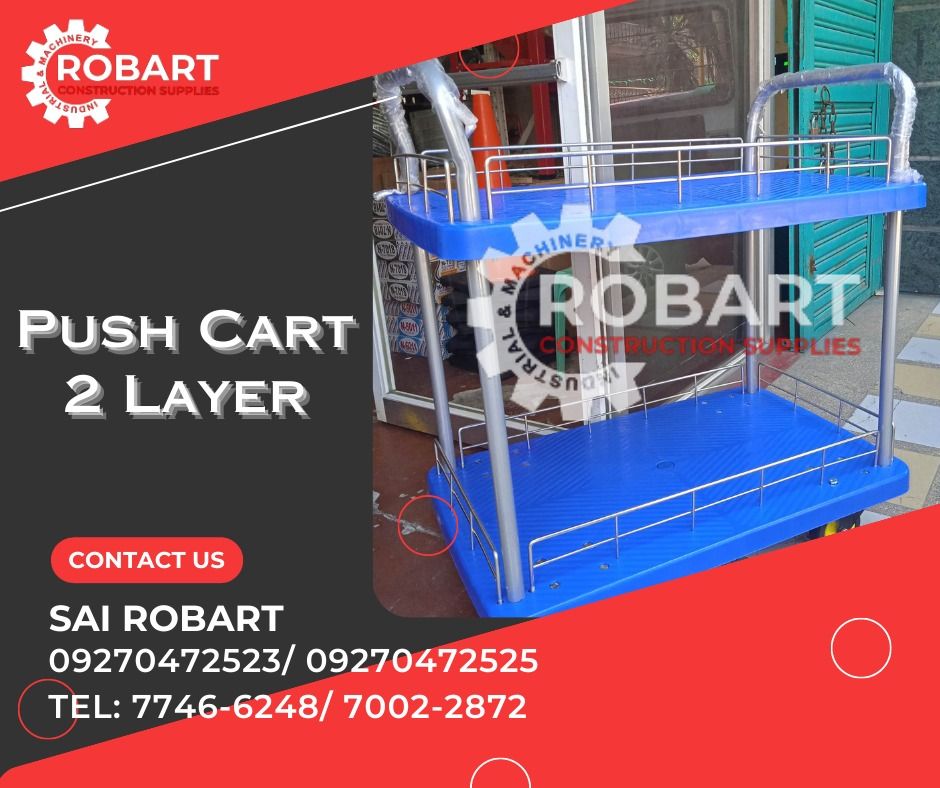 Push Cart 2 Layer, Commercial & Industrial, Construction Tools ...