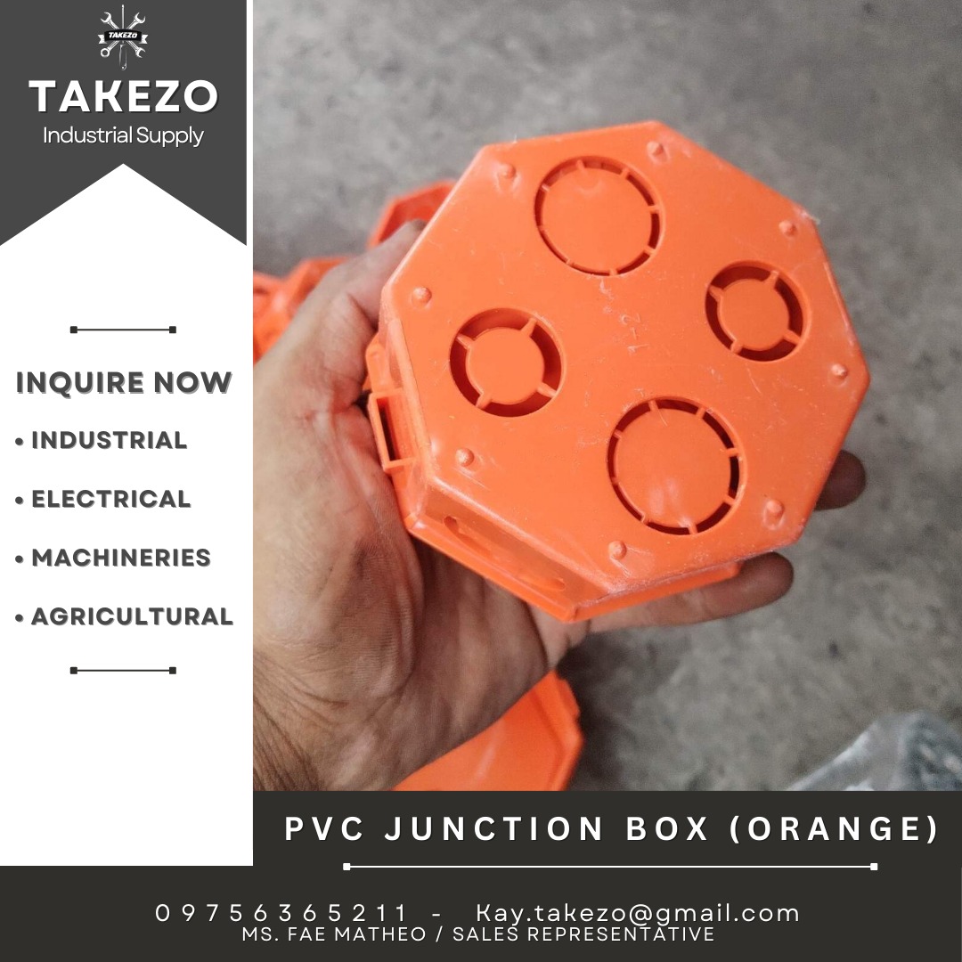 PVC JUNCTION BOX (ORANGE) on Carousell