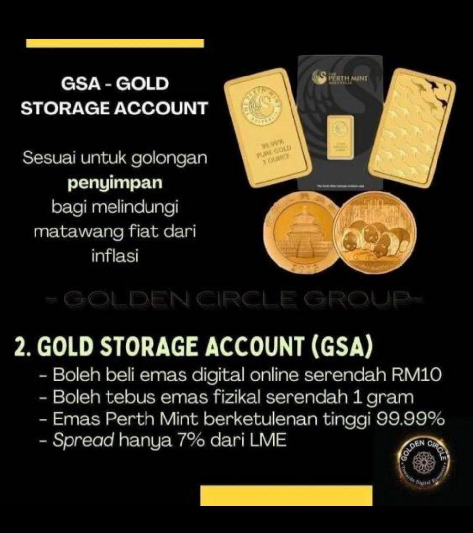 Quantum metal simpanan emas digital, Announcements on Carousell